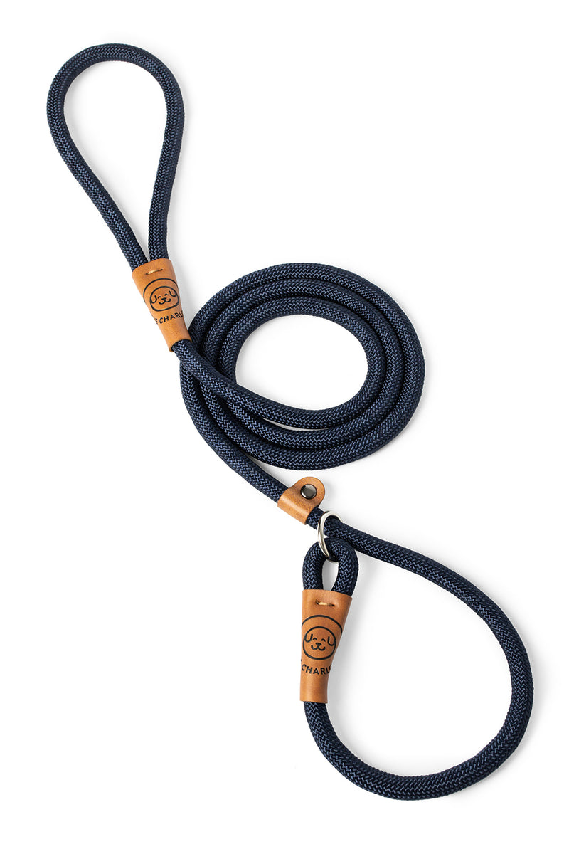 Rope Slip Lead - Ocean Blue - The Original Charlie – True Charlie Co.